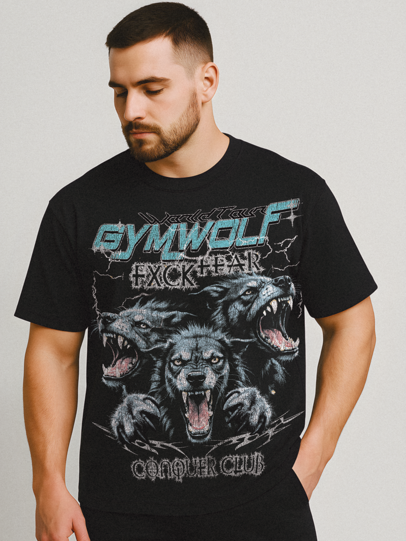 Playeras Oversize Gymwolf: Confort Premium para Gym y Streetwear
