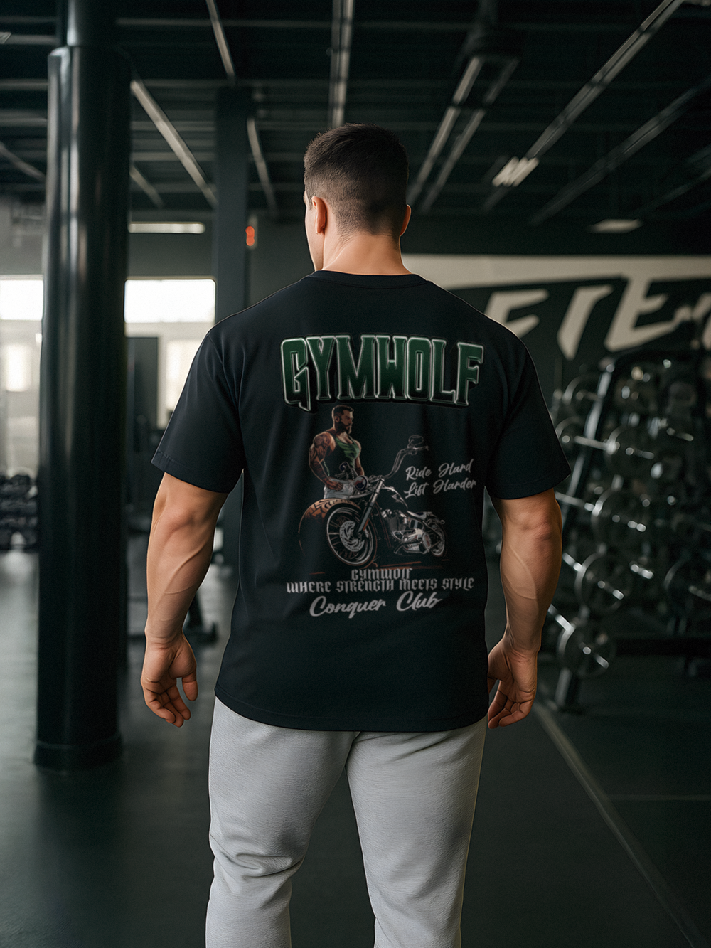 Playeras Oversize Gymwolf: Confort Premium para Gym y Streetwear